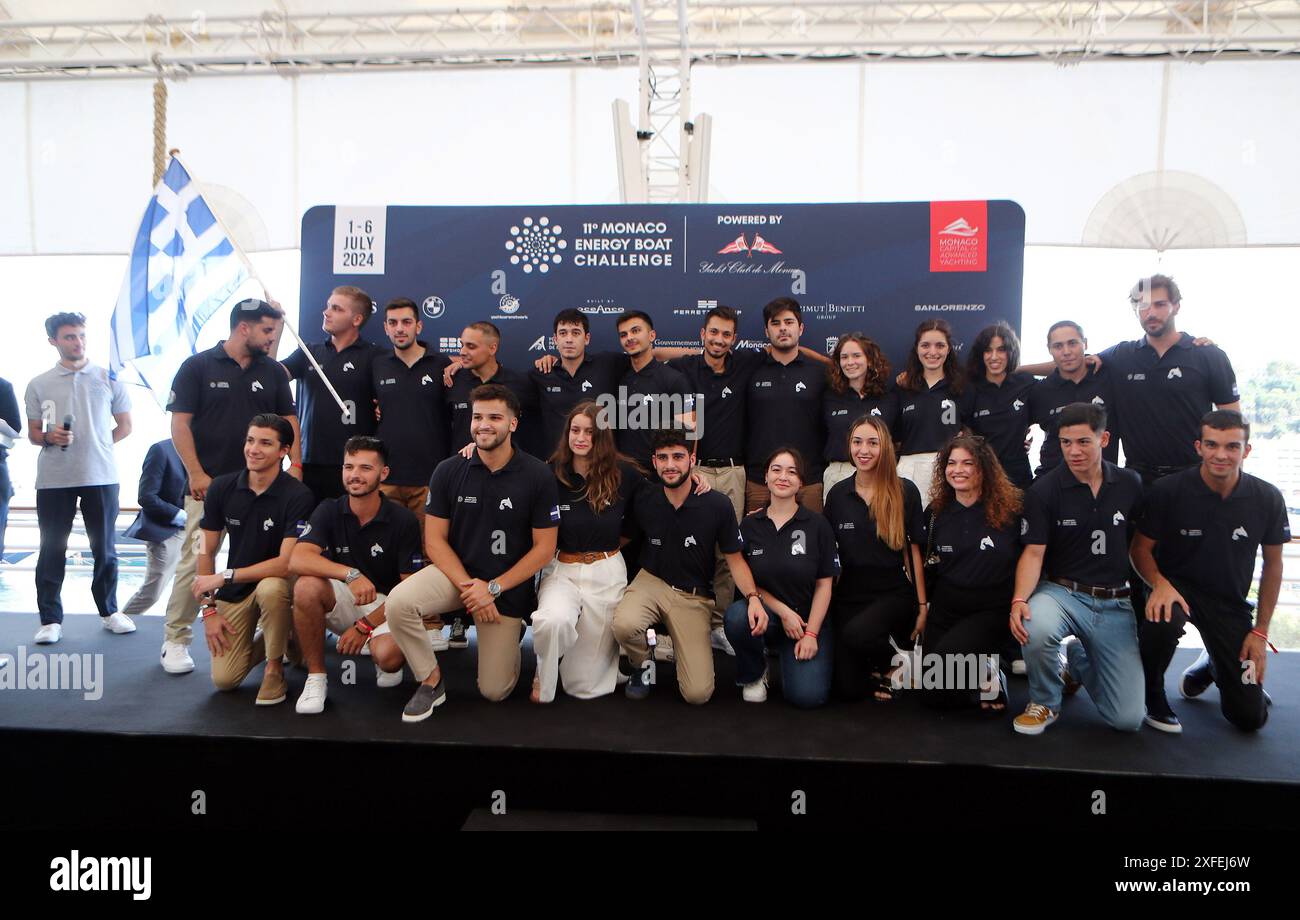 Monaco, Francia. 03rd July, 2024. grecia during the 11° Monaco Energy ...