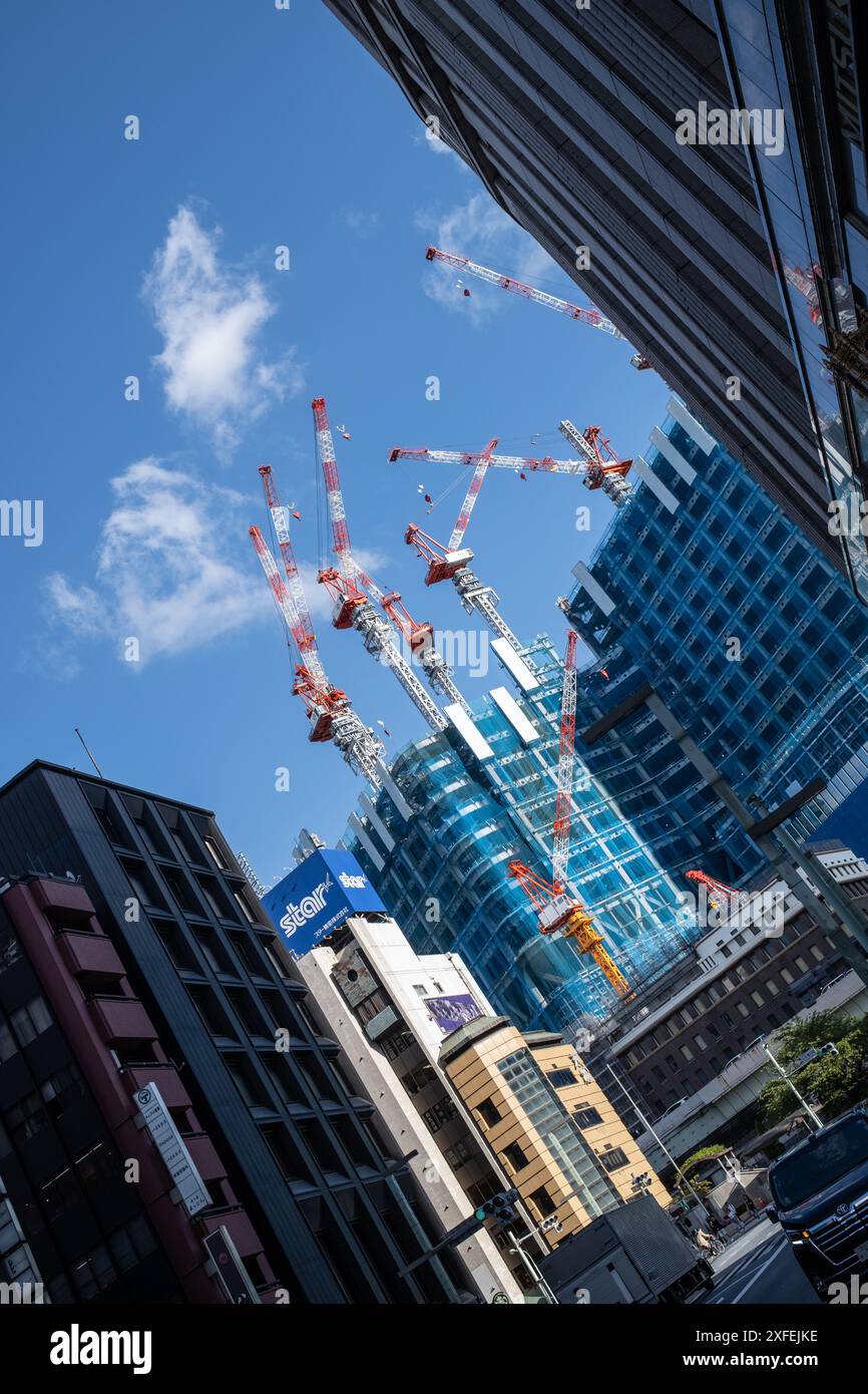 Construction Site Downtown Tokyo Japan Stock Photo - Alamy