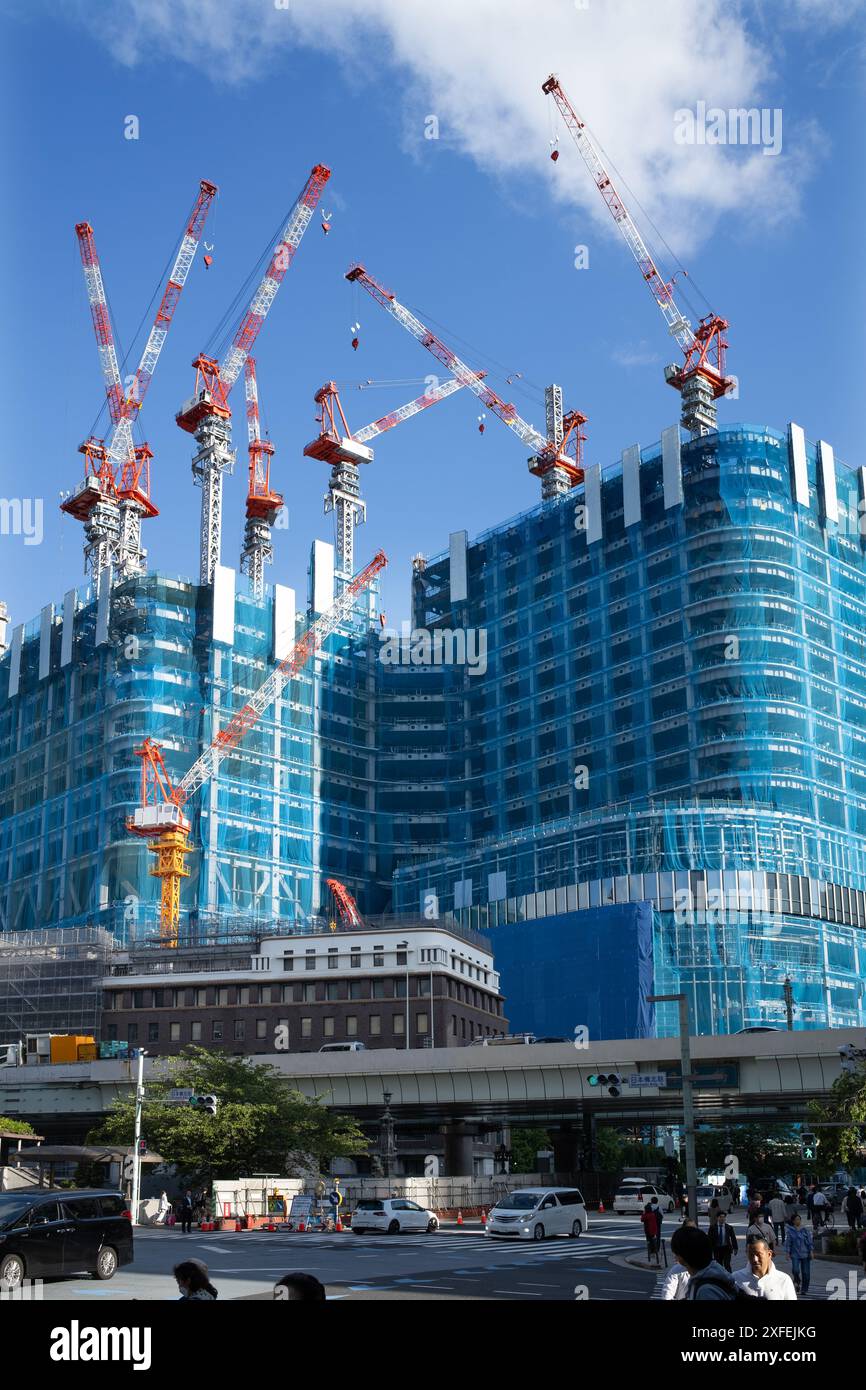 Construction site downtown hi-res stock photography and images - Alamy