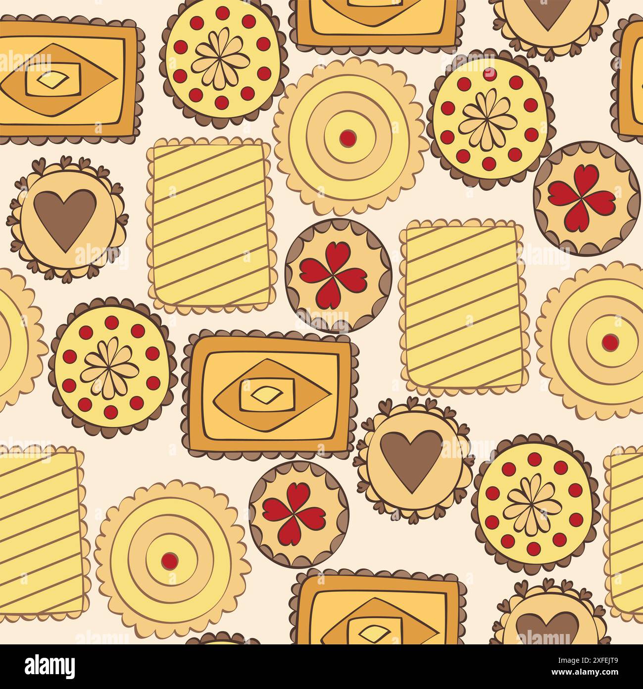 Seamless texture of cracker hi-res stock photography and images - Alamy