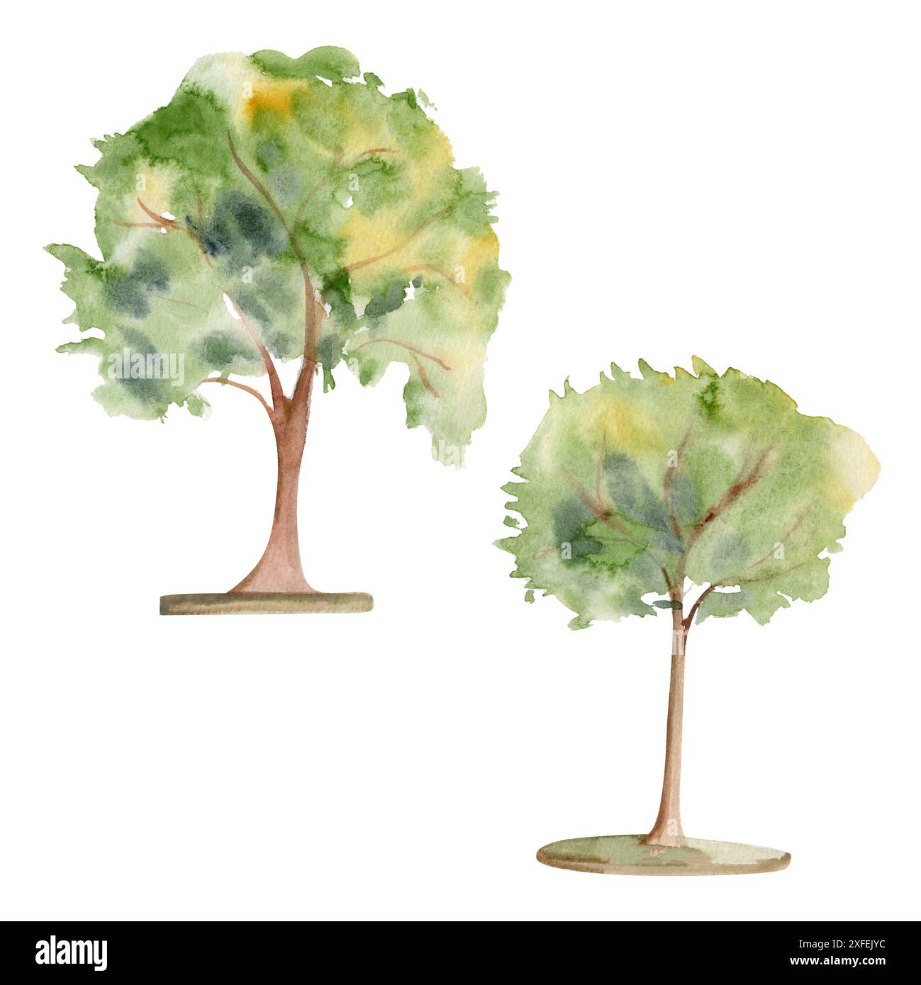 Town of evergreen Cut Out Stock Images & Pictures - Alamy