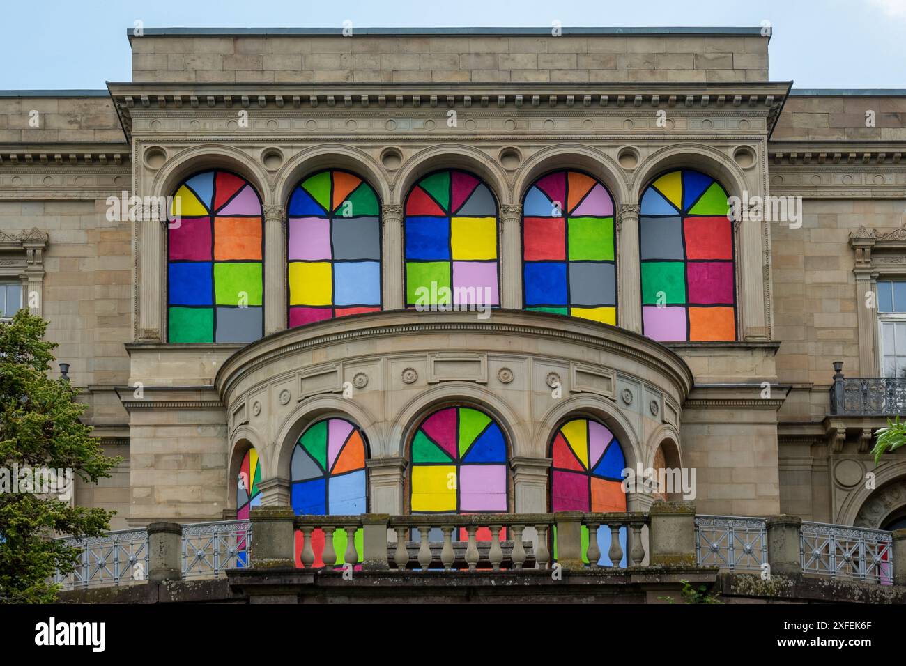 Window Paintings art project Villa Berg, mansion villa style in ...