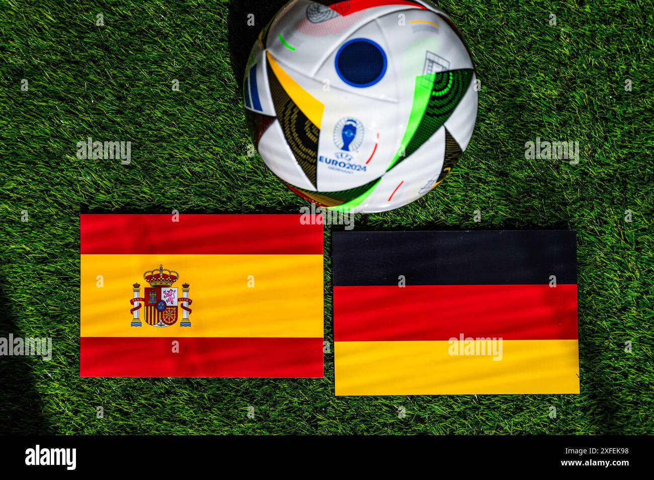 Uefa euro 2024, european championship, final, spain hi-res stock ...