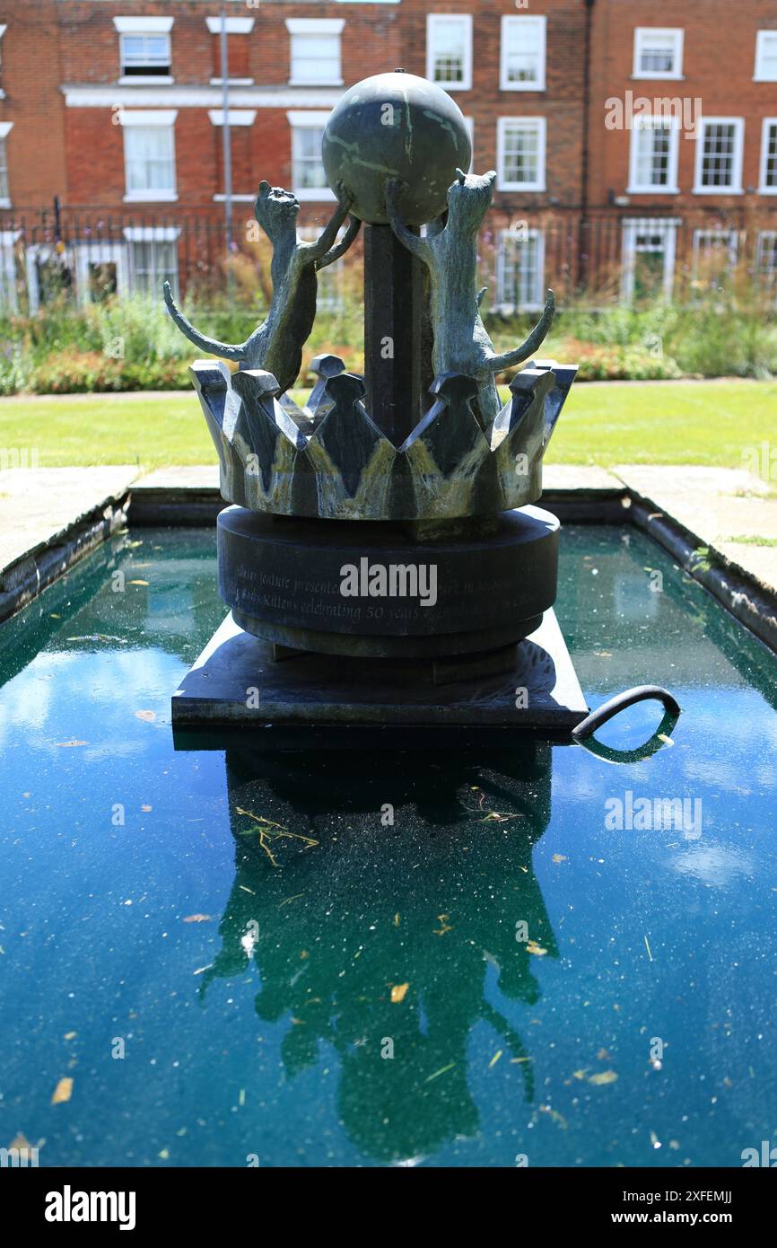 Wetzler Garden Castle Gardens Colchester Essex UK Stock Photo - Alamy