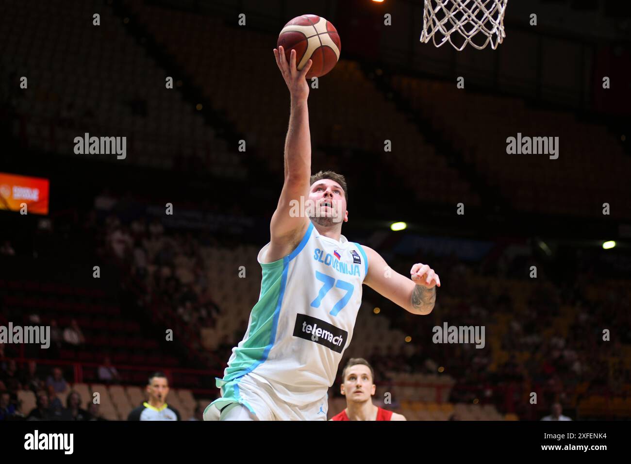 Luka Doncic (Slovenia). FIBA Olympic Qualifying Tournament. Piraeus ...