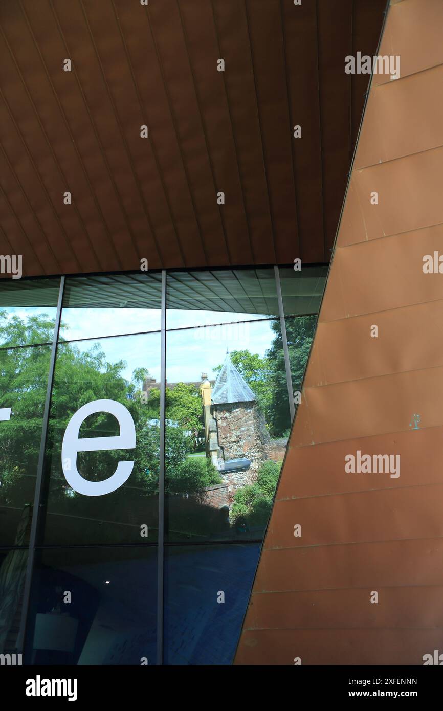 Firstsite gallery Colchester Essex UK exterior art gallery Stock Photo ...