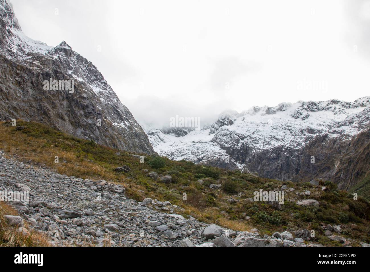 Lake Marian is an alpine lake in a beautiful hanging valley Stock Photo ...