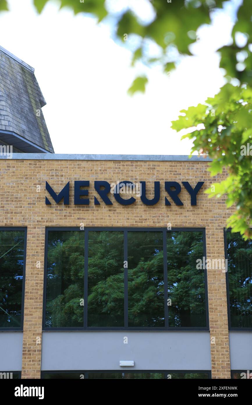 The Mercury Theatre Colchester Essex exterior UK - drama new writing plays Stock Photo - Alamy