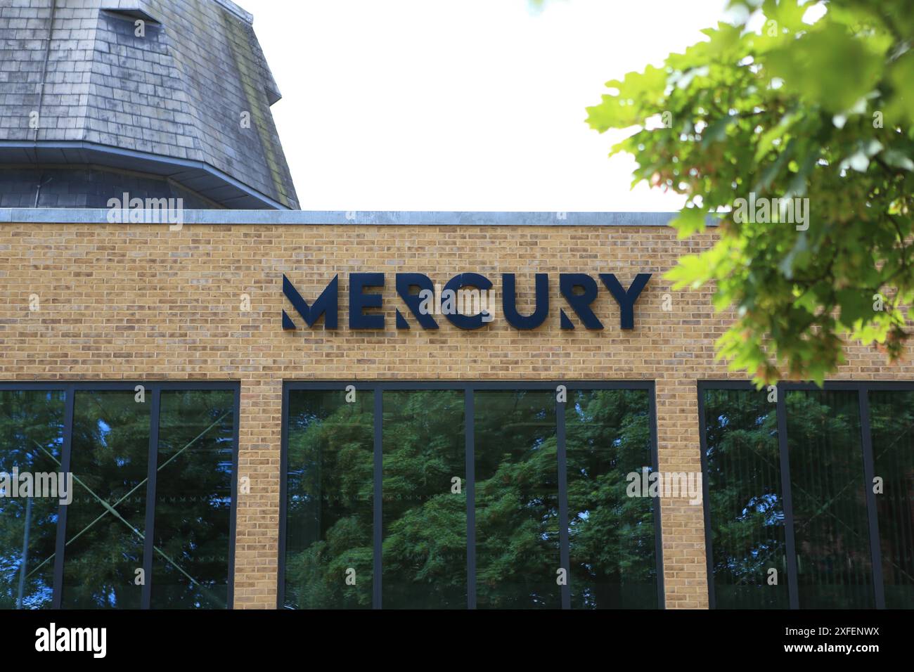 The Mercury Theatre Colchester Essex exterior UK - drama new writing plays Stock Photo - Alamy