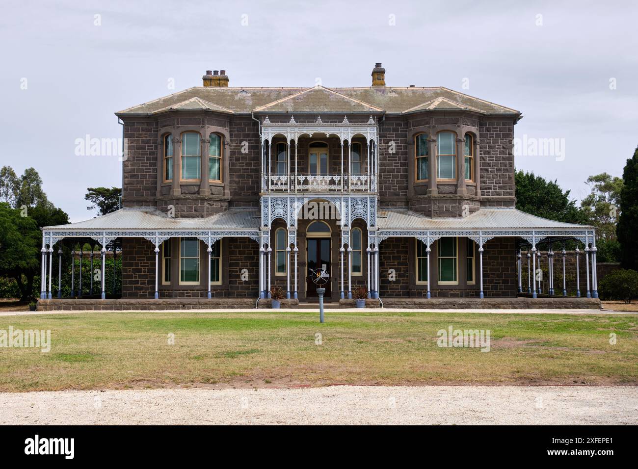 Barwon Park, a majestic 42-room bluestone Italianate mansion, was built ...