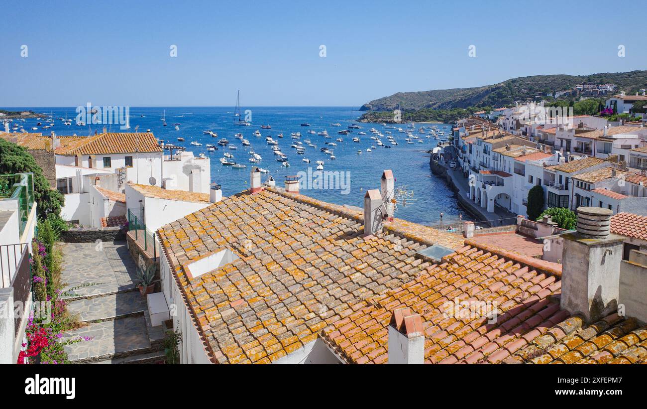 Cadaques, Spain - 30 June, 2024: Mediterranean sea views from the ...