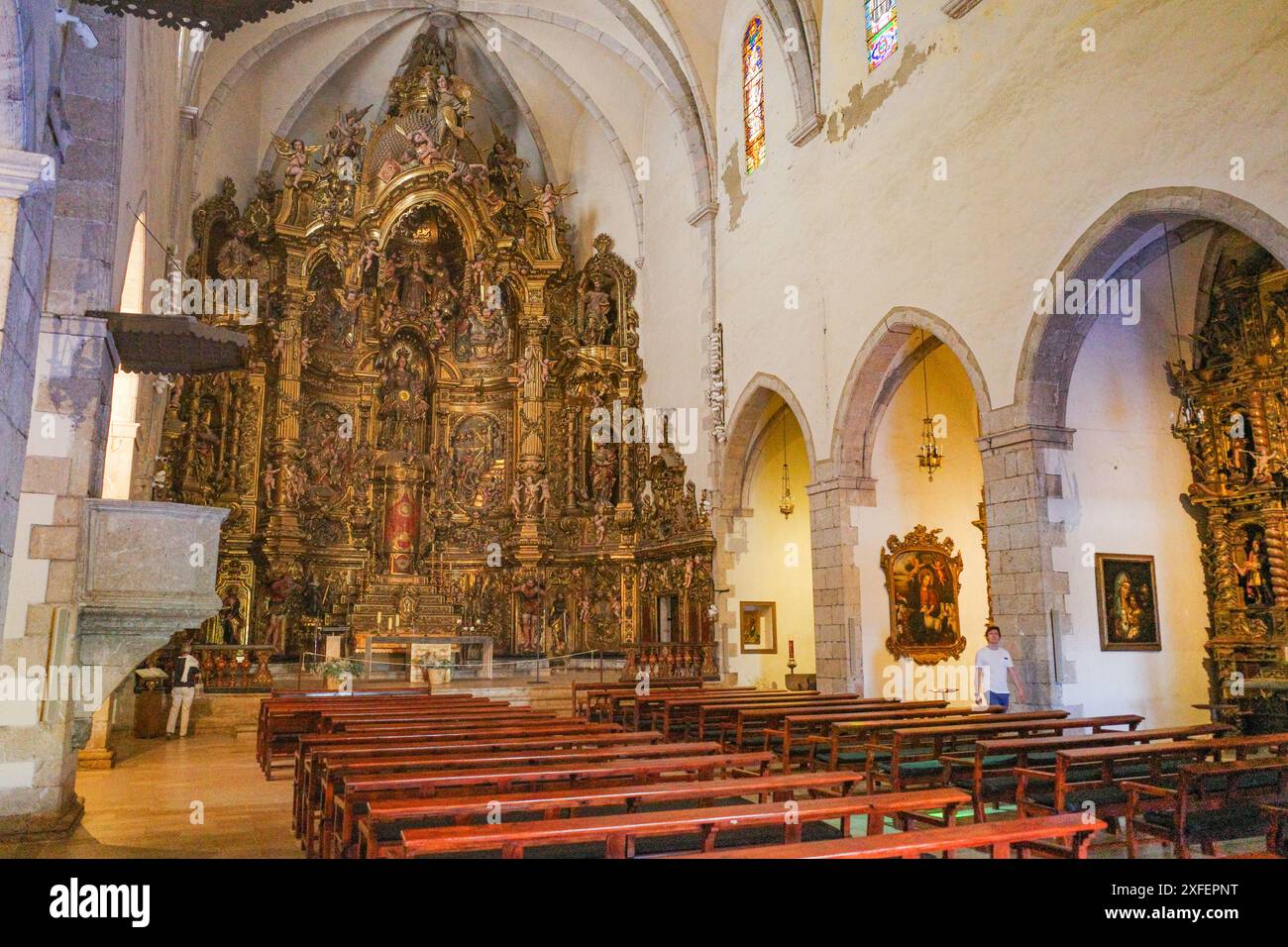Cadaques, Spain - 30 June, 2024: Interior of the Santa Maria Church ...