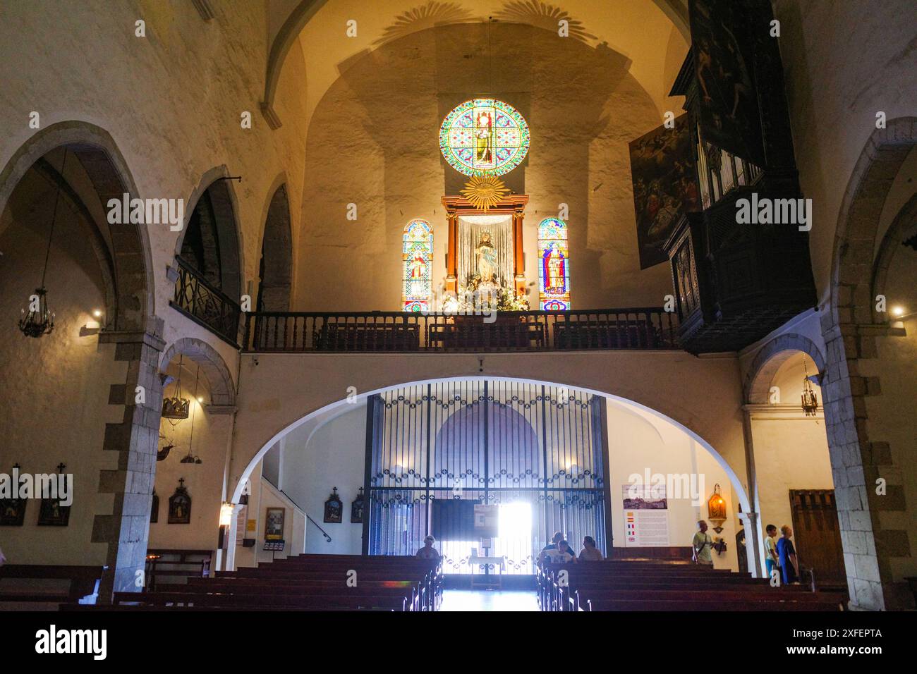 Cadaques, Spain - 30 June, 2024: Interior of the Santa Maria Church ...
