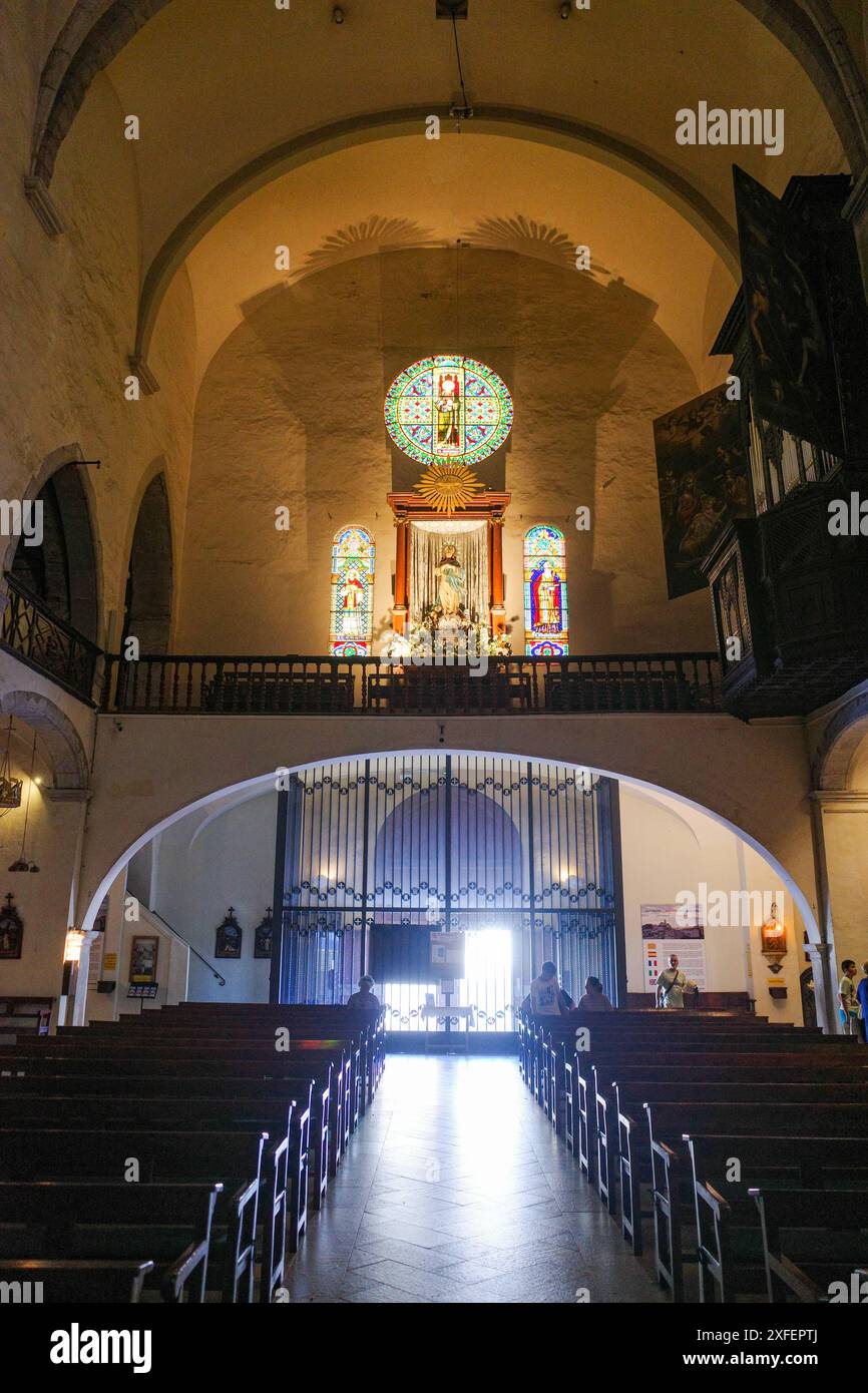 Cadaques, Spain - 30 June, 2024: Interior of the Santa Maria Church ...