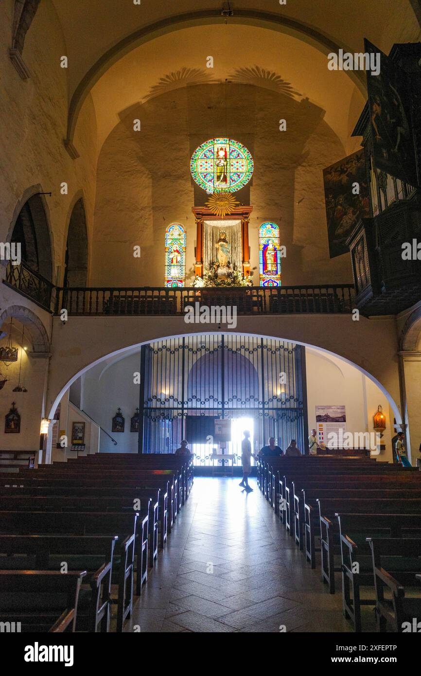 Cadaques, Spain - 30 June, 2024: Interior of the Santa Maria Church ...