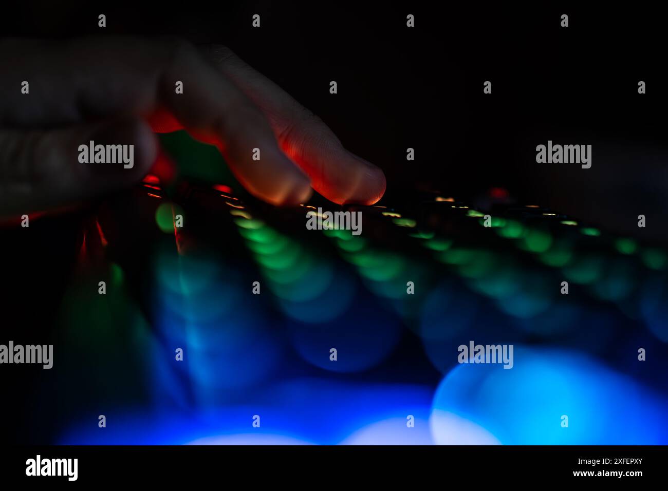 Rgb pc keyboard hi-res stock photography and images - Alamy