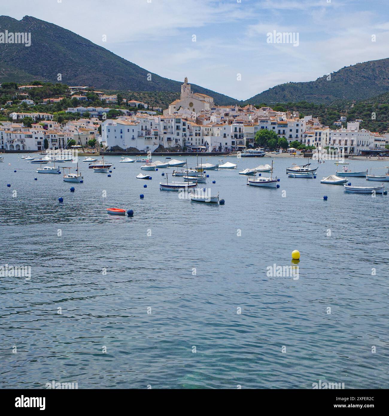 Cadaques, Spain - 30 June, 2024: View of old town Cadaques, Costa Brava ...