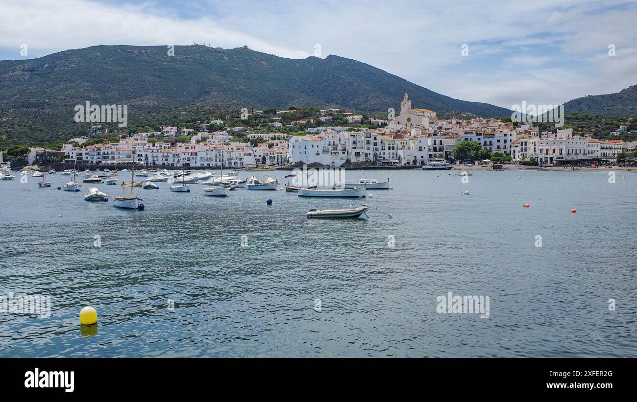Cadaques, Spain - 30 June, 2024: View of old town Cadaques, Costa Brava ...
