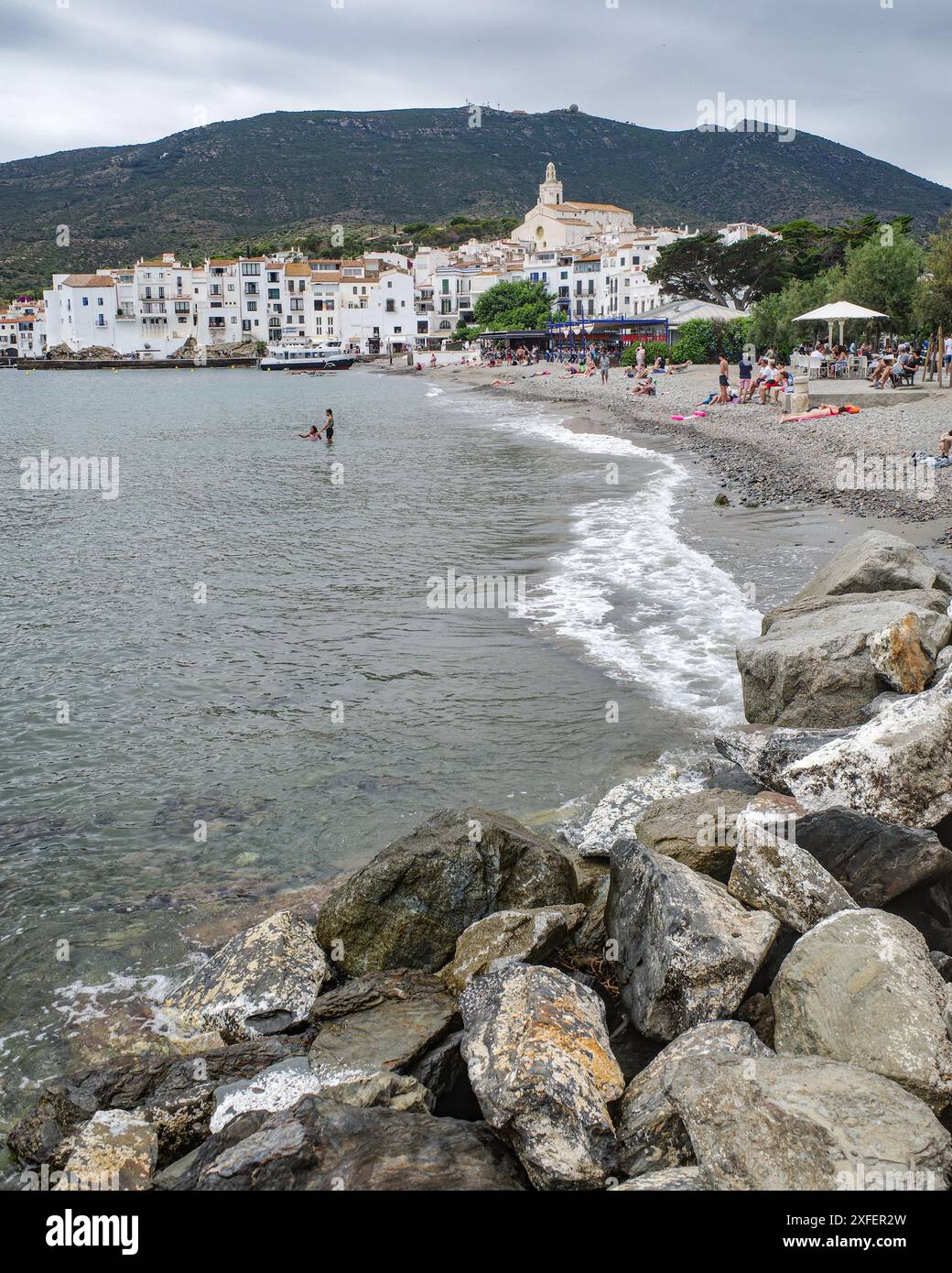 Cadaques, Spain - 30 June, 2024: View of old town Cadaques, Costa Brava ...