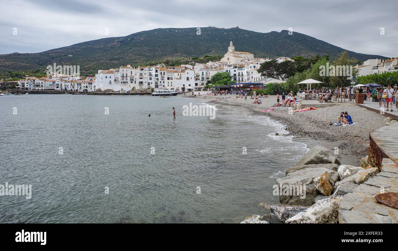 Cadaques, Spain - 30 June, 2024: View of old town Cadaques, Costa Brava ...