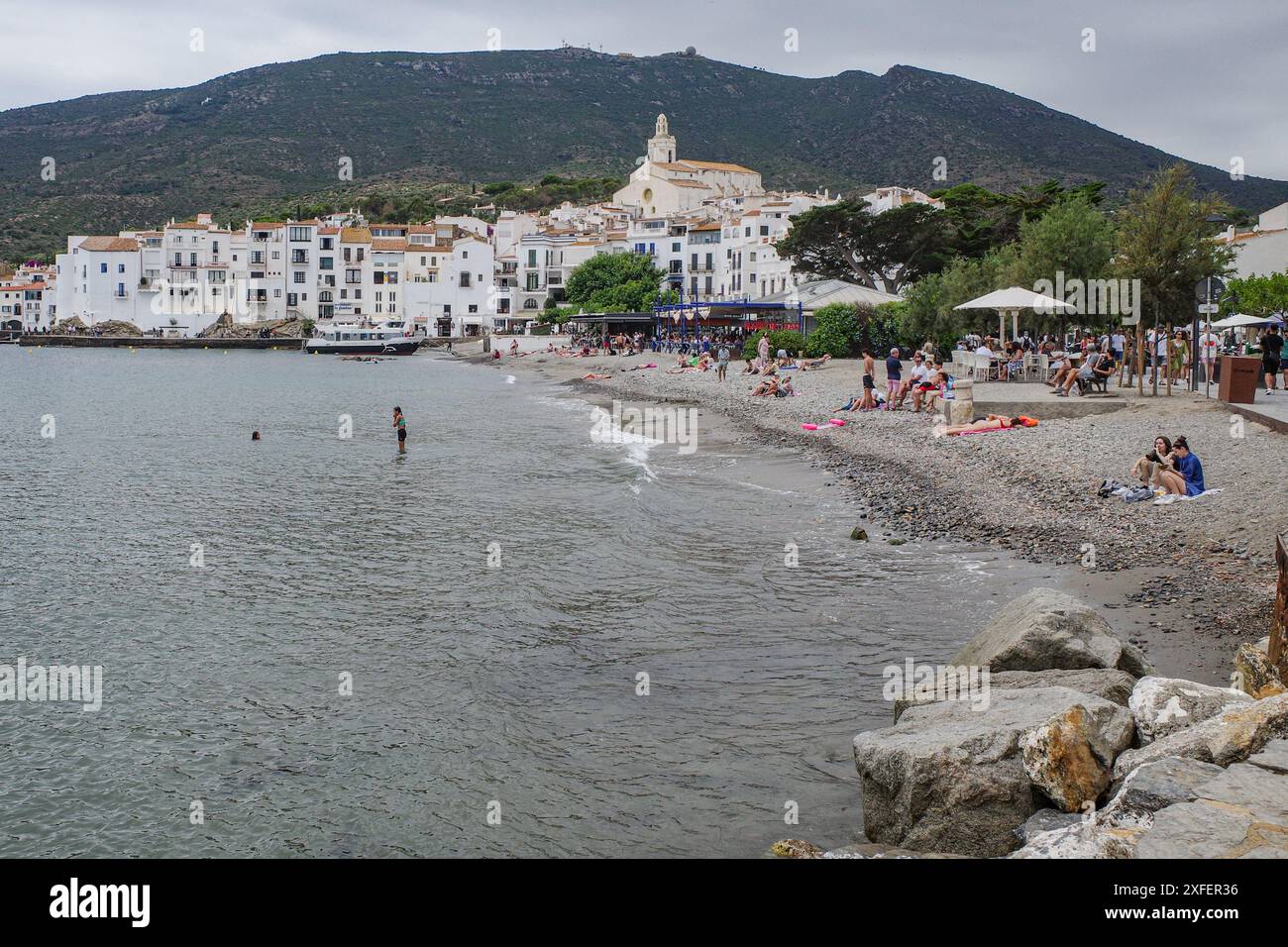 Cadaques, Spain - 30 June, 2024: View of old town Cadaques, Costa Brava ...