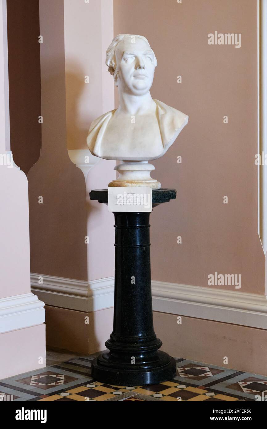 Bust of Sir John O'Shanassy (1818-1883), an Irish-Australian politician ...