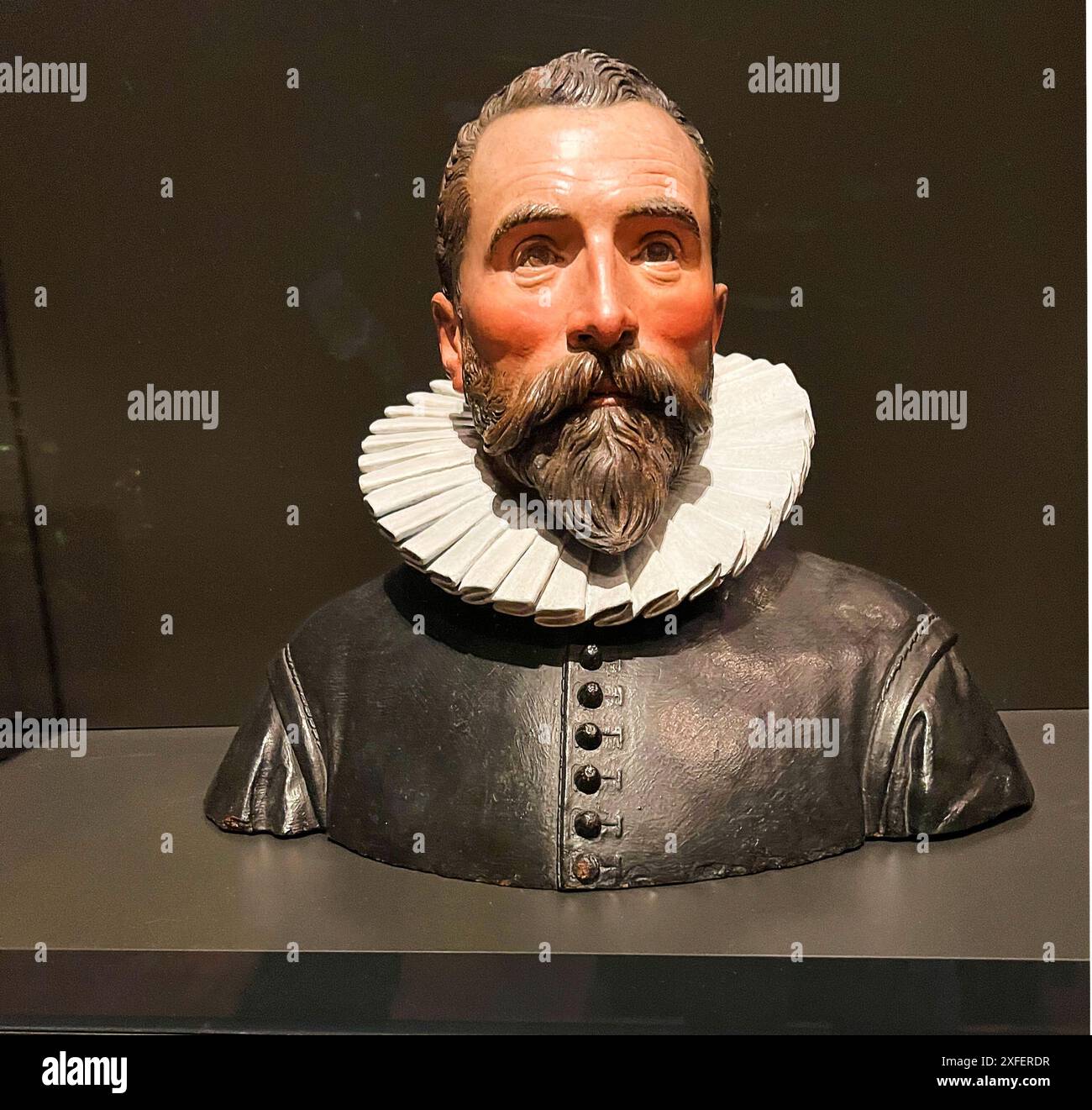 Amsterdam, the Netherlands. June 10, 2024. Lifelike busts at the ...