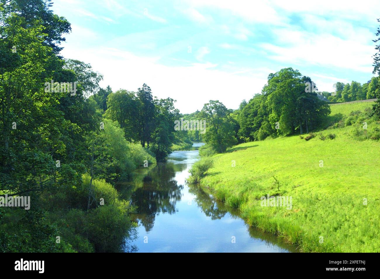 river Till at Tillmouth castle estate Stock Photo - Alamy