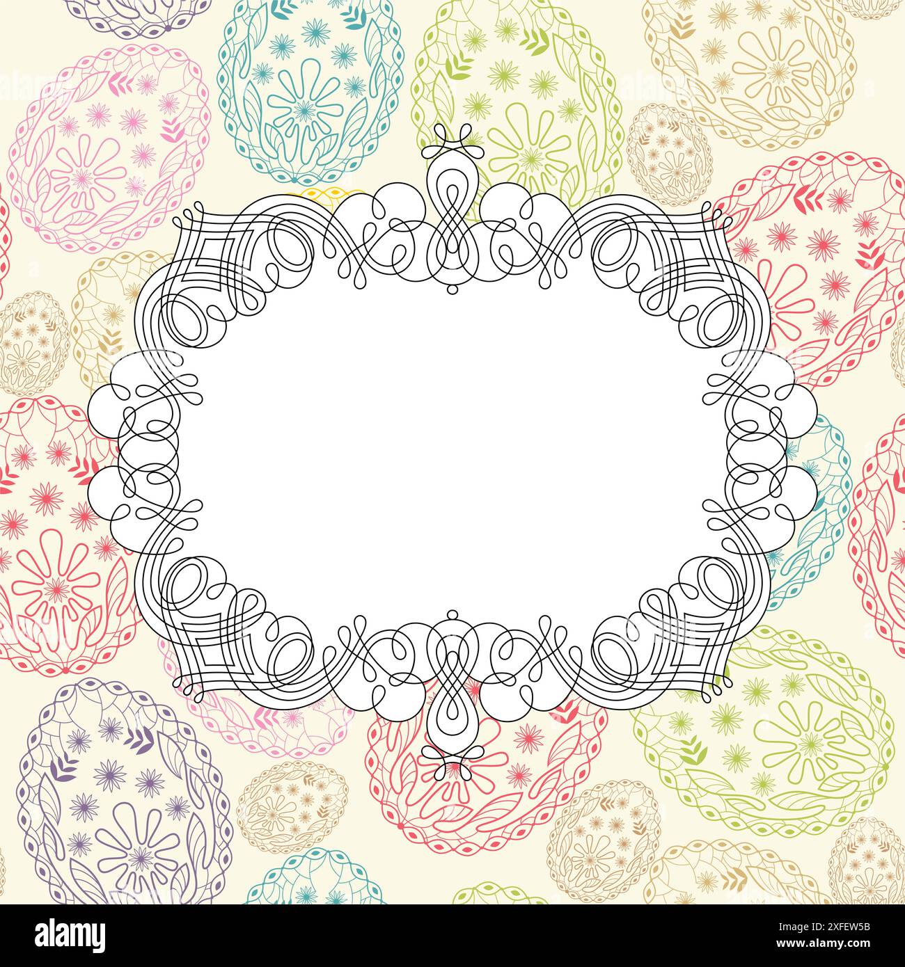 Victorian easter egg Stock Vector Images - Alamy