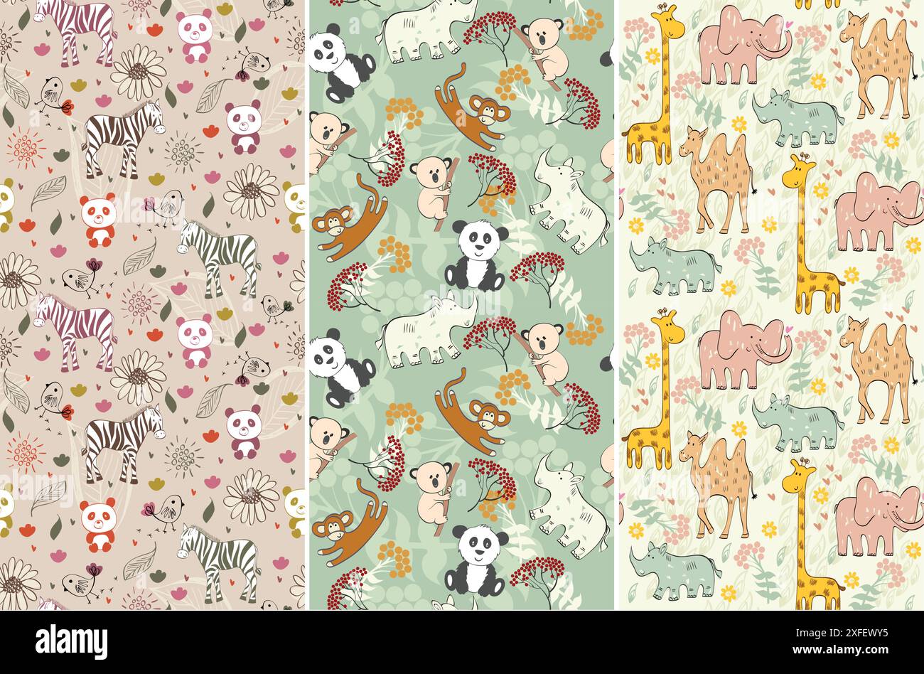 Rhino patterns Stock Vector Images - Alamy