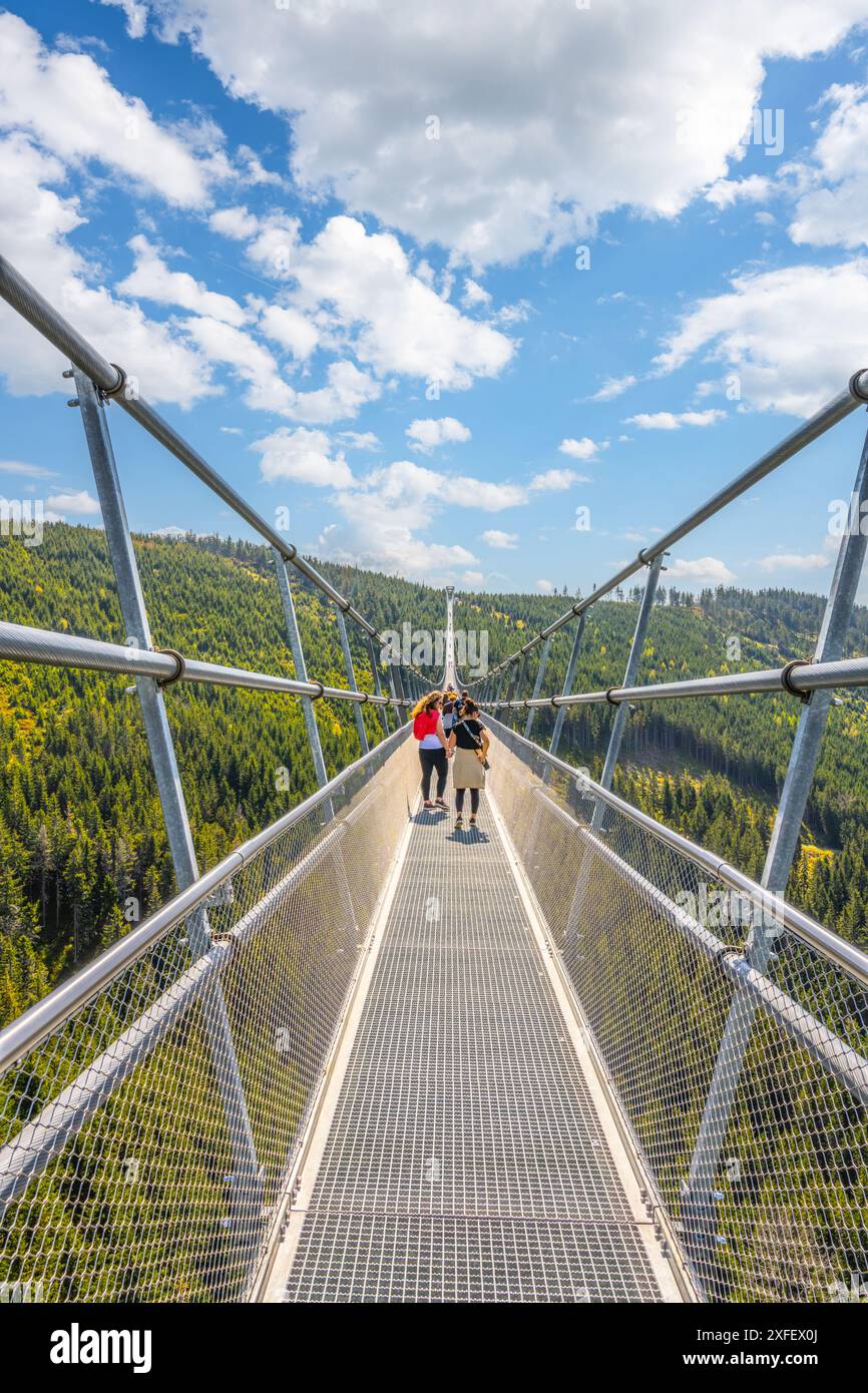 The Sky Bridge 721 is the worlds longest suspension footbridge in Dolni ...