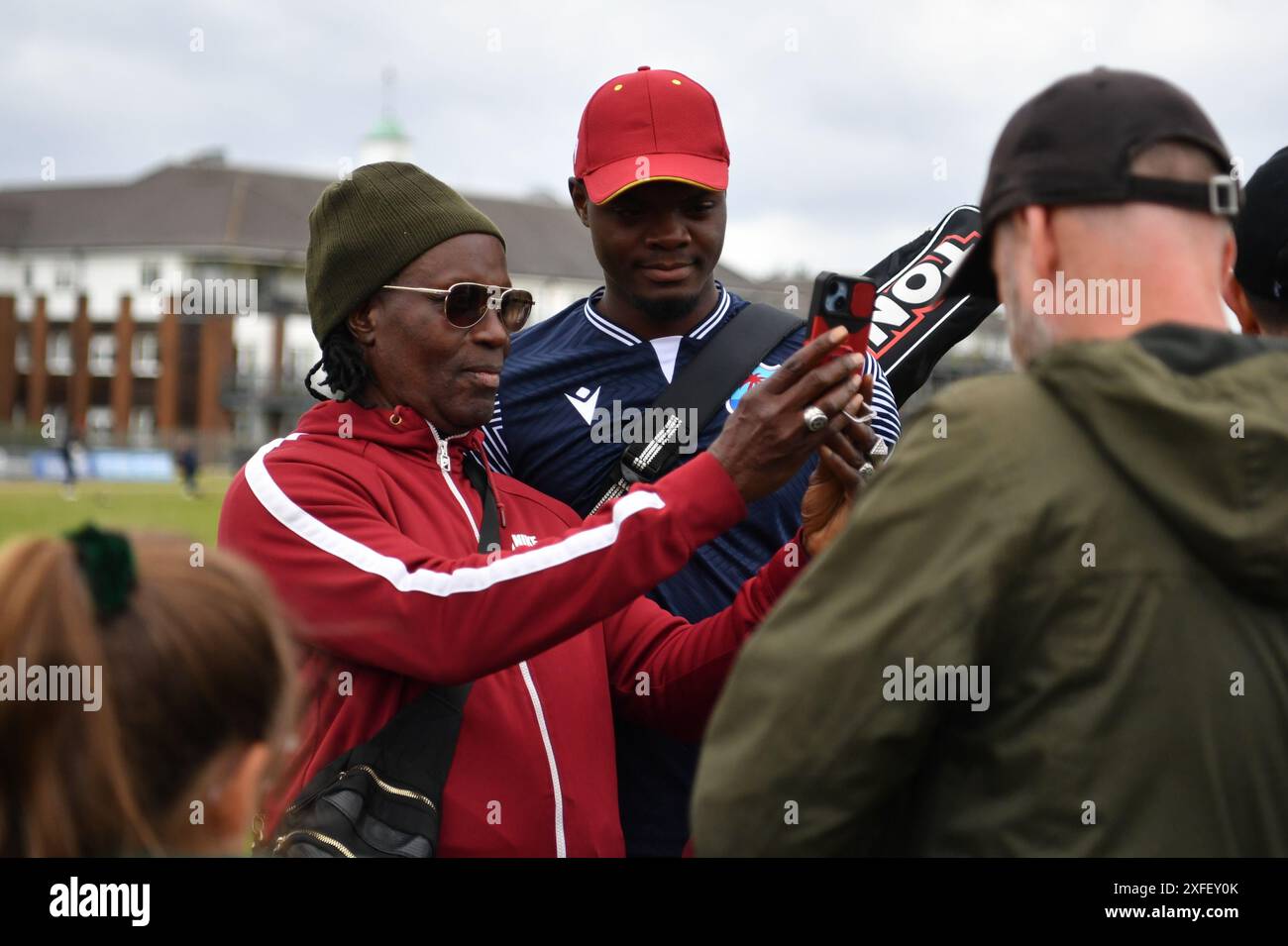 Beckenham, England. 3rd Jul 2024. Alzarri Joseph poses for photos ...
