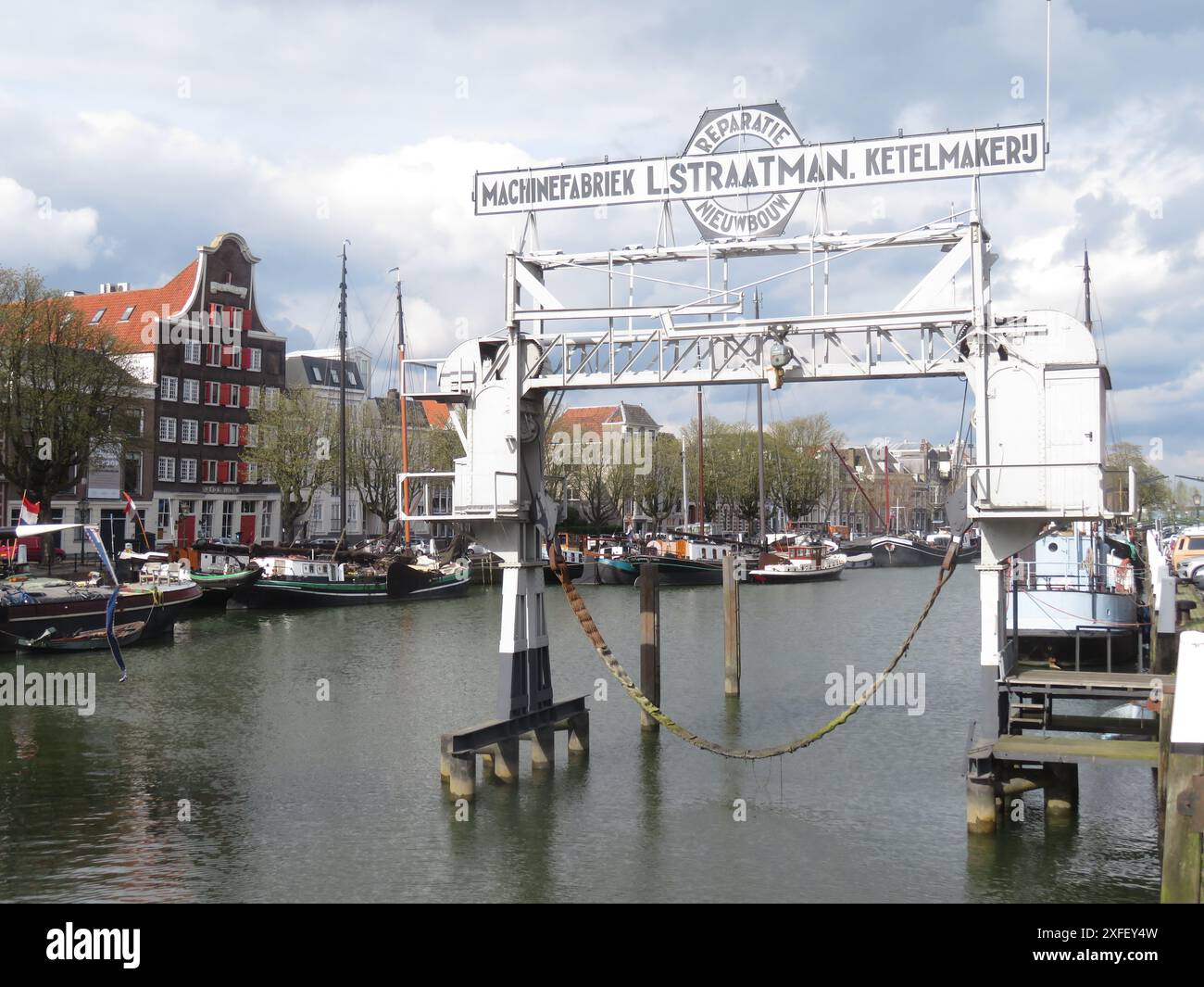 Netherlands - harbor in the heart of the historic city center of ...