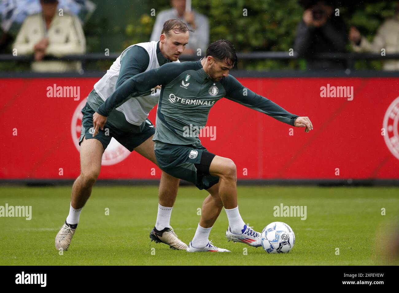 ROTTERDAM - 03/07/2024, (l-r) Thomas Beelen of Feyenoord, Julian ...