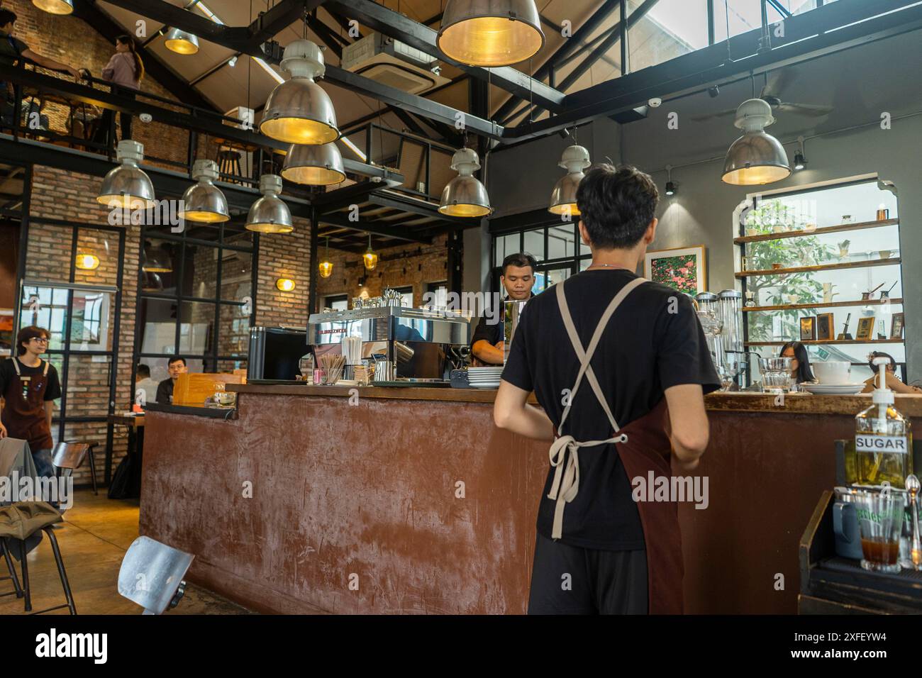 Cafe Vietnam Ho Chi Minh City Interior Stock Photo - Alamy