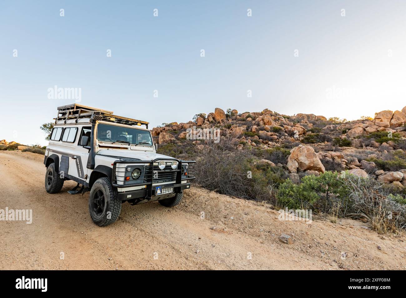 Namaqualand, South Africa - March 9, 2024: Old Land Rover Defender ...