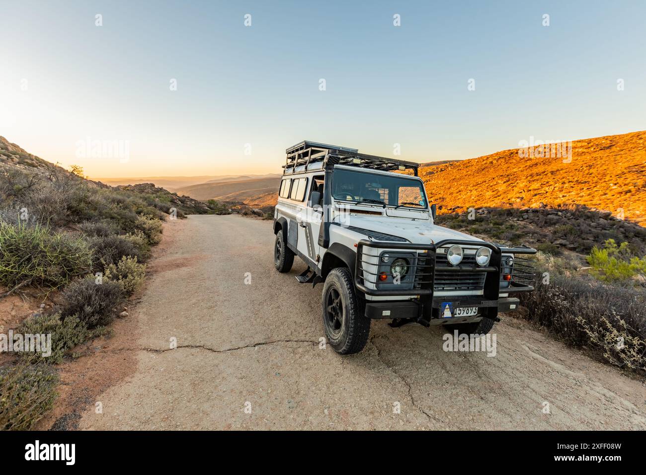 Namaqualand, South Africa - March 9, 2024: Old Land Rover Defender ...