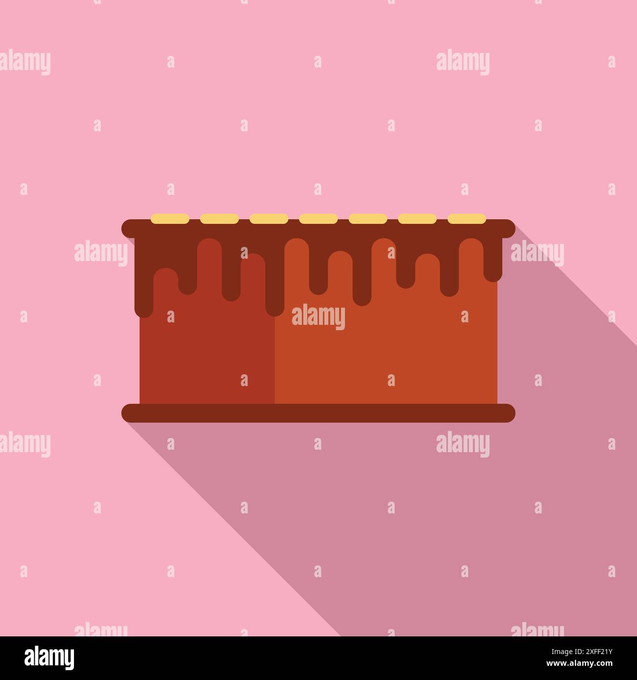 Almond cake nobody Stock Vector Images - Alamy