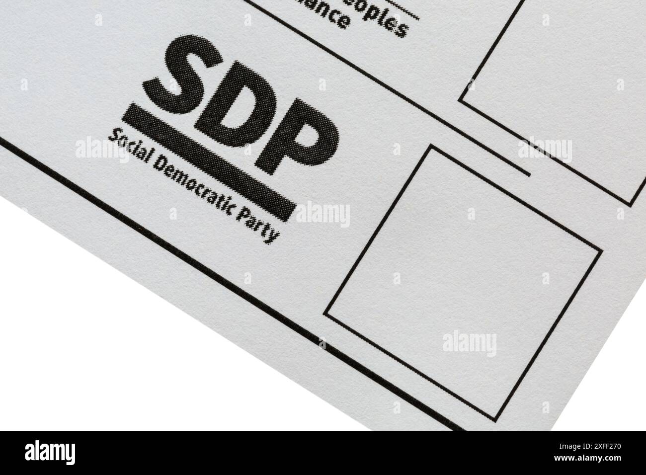 Sdp symbol hi-res stock photography and images - Alamy