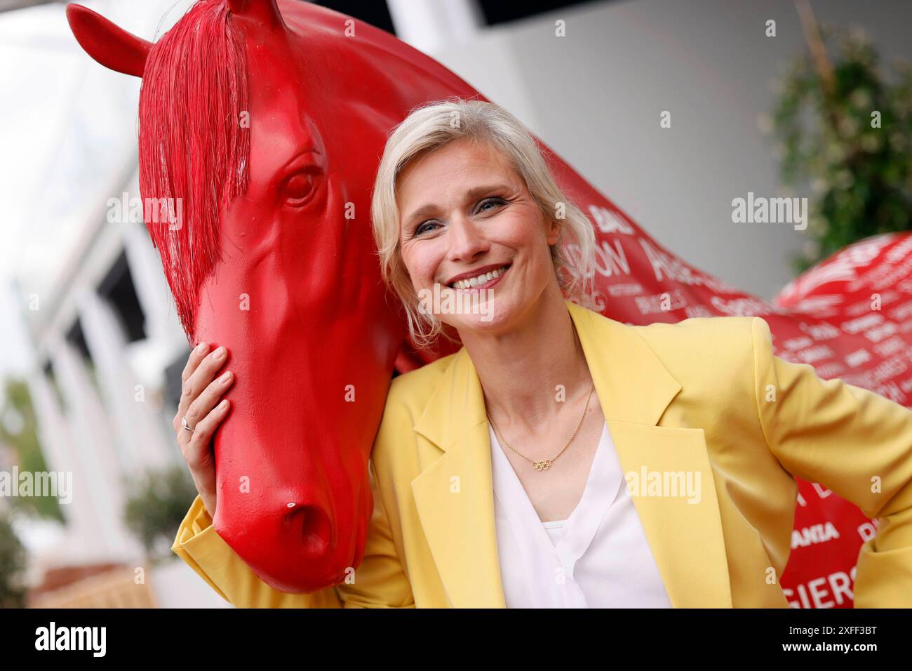 Fechterin Britta Heidemann bei der CHIO Media Night 2024 der CHIO 2024 ...