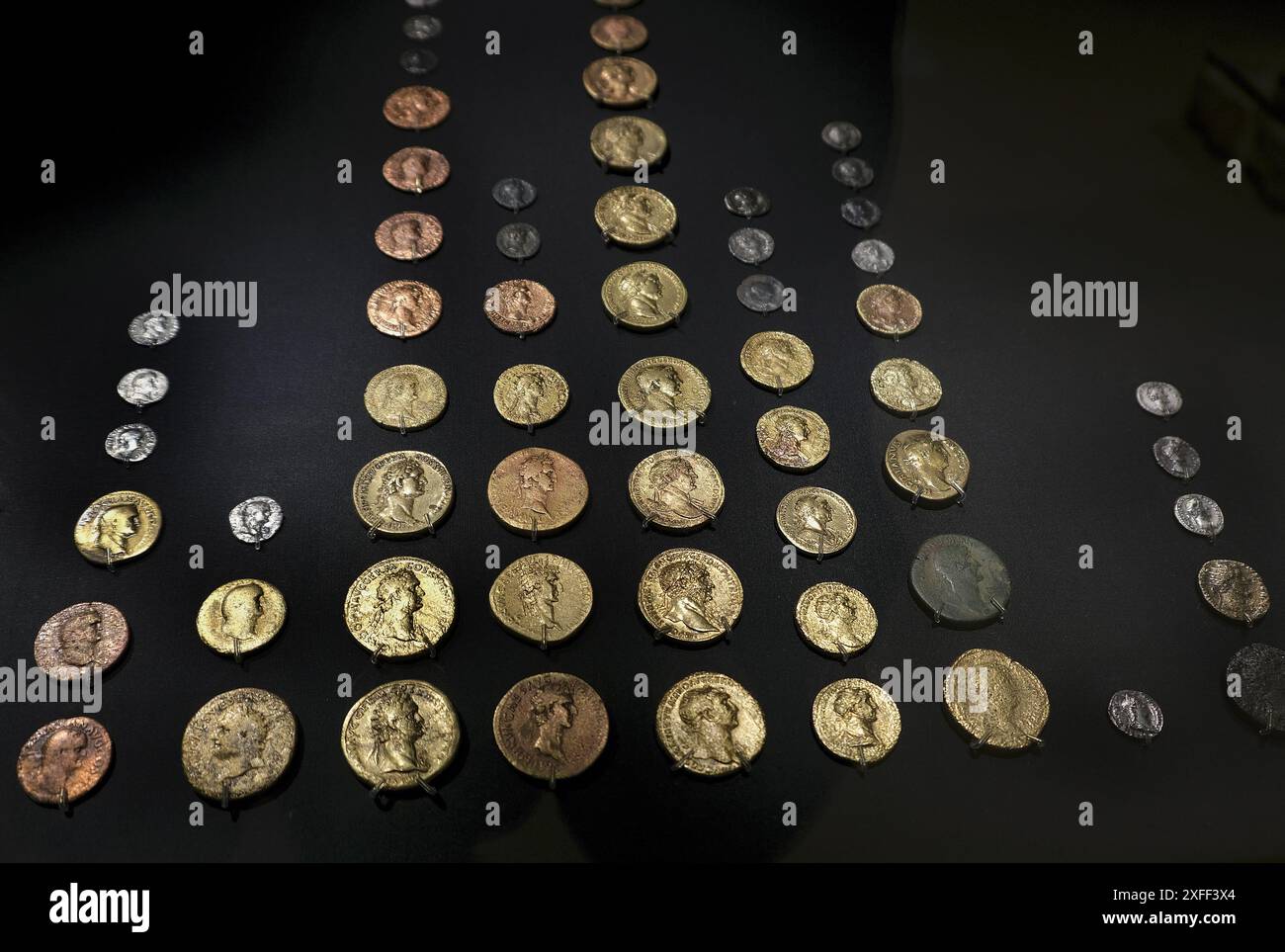 Roman bronze coins hi-res stock photography and images - Alamy
