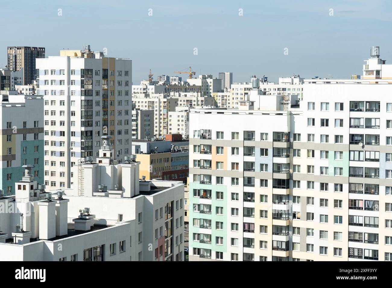 Modern residential neighborhood of a major city Stock Photo - Alamy