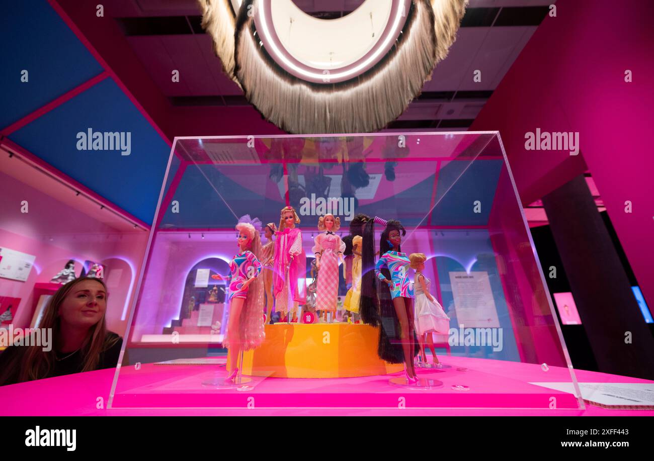 The Design Museum, London, UK, 3 July 2024. Barbie® - The Exhibition ...