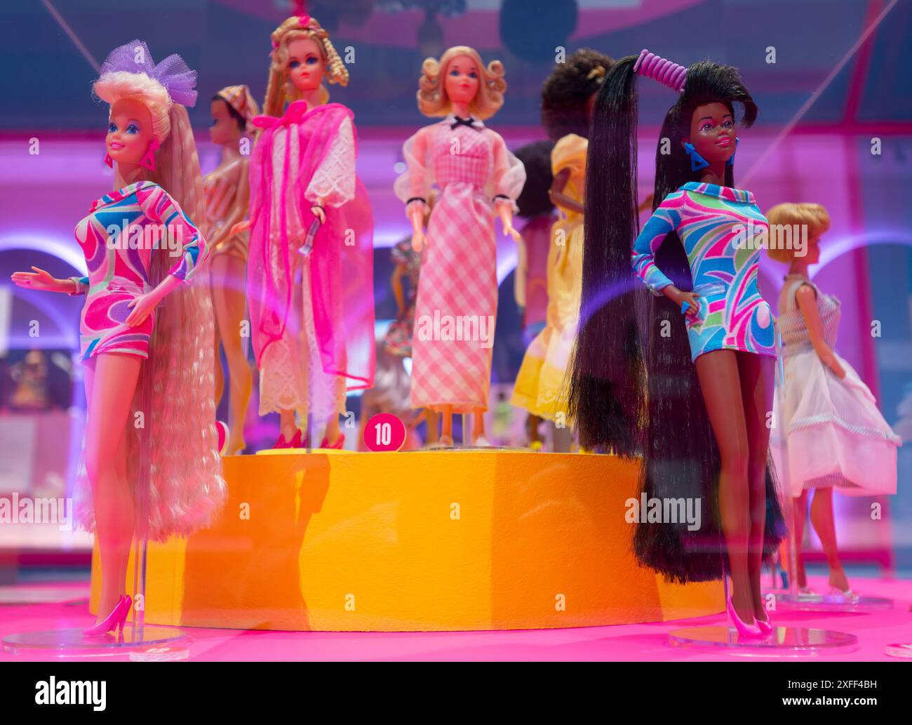 The Design Museum, London, UK, 3 July 2024. Barbie® - The Exhibition ...