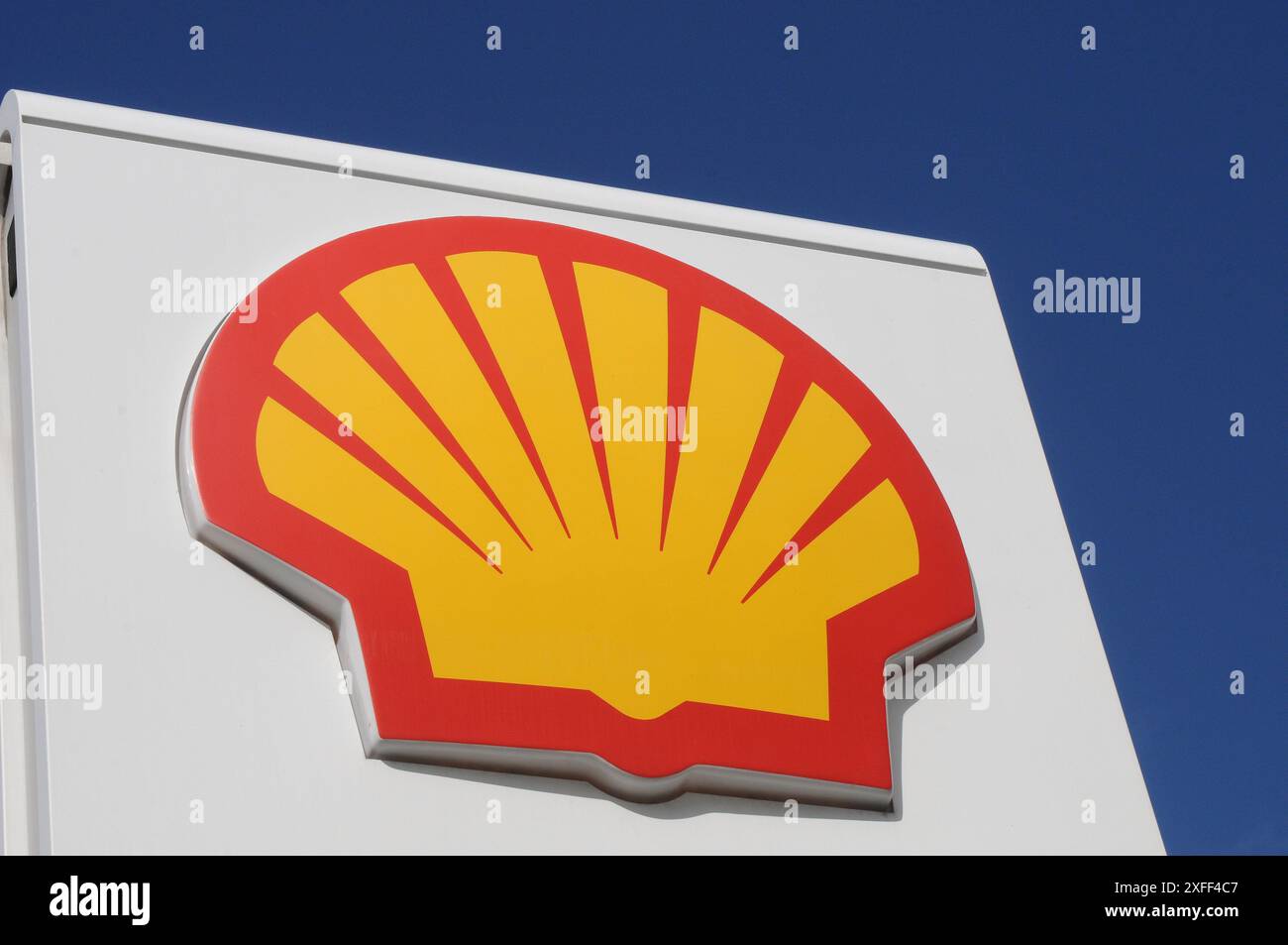 Copenhagen/ Denmark/09 JUNE 2024/Shell gasoline station in kastrup ...