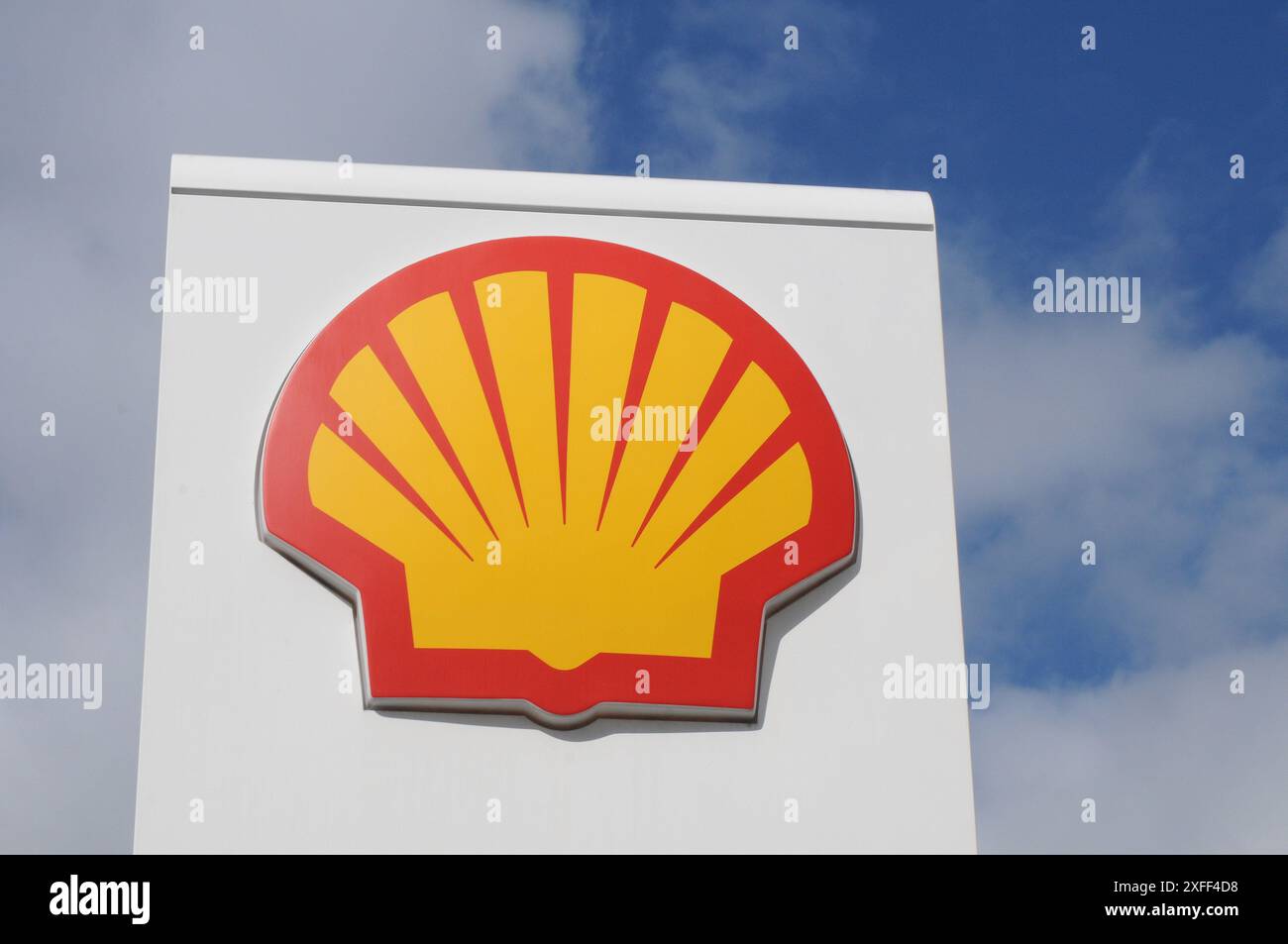 Copenhagen/ Denmark/09 JUNE 2024/Shell gasoline station in kastrup ...