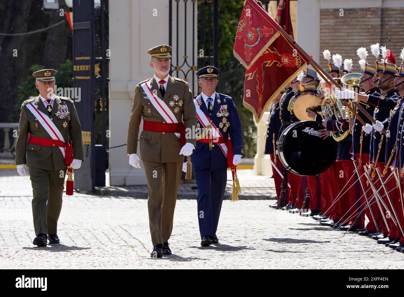 King Felipe VI during the delivery of the Royal Dispatches of ...