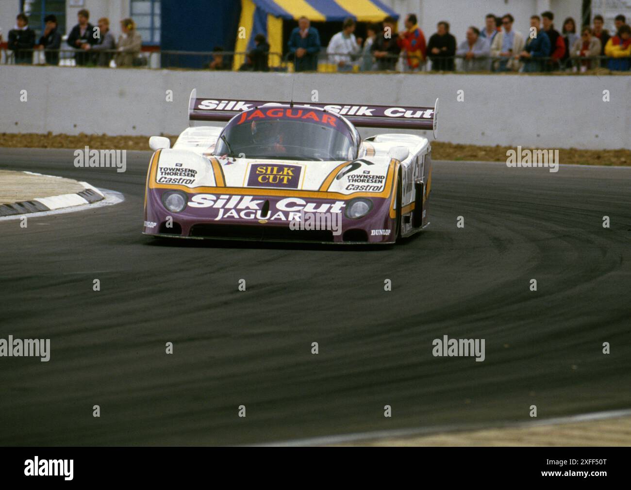 Jaguar XJR8, Lammers Watsonl, Autoglass 1000K 1987 Stock Photo - Alamy
