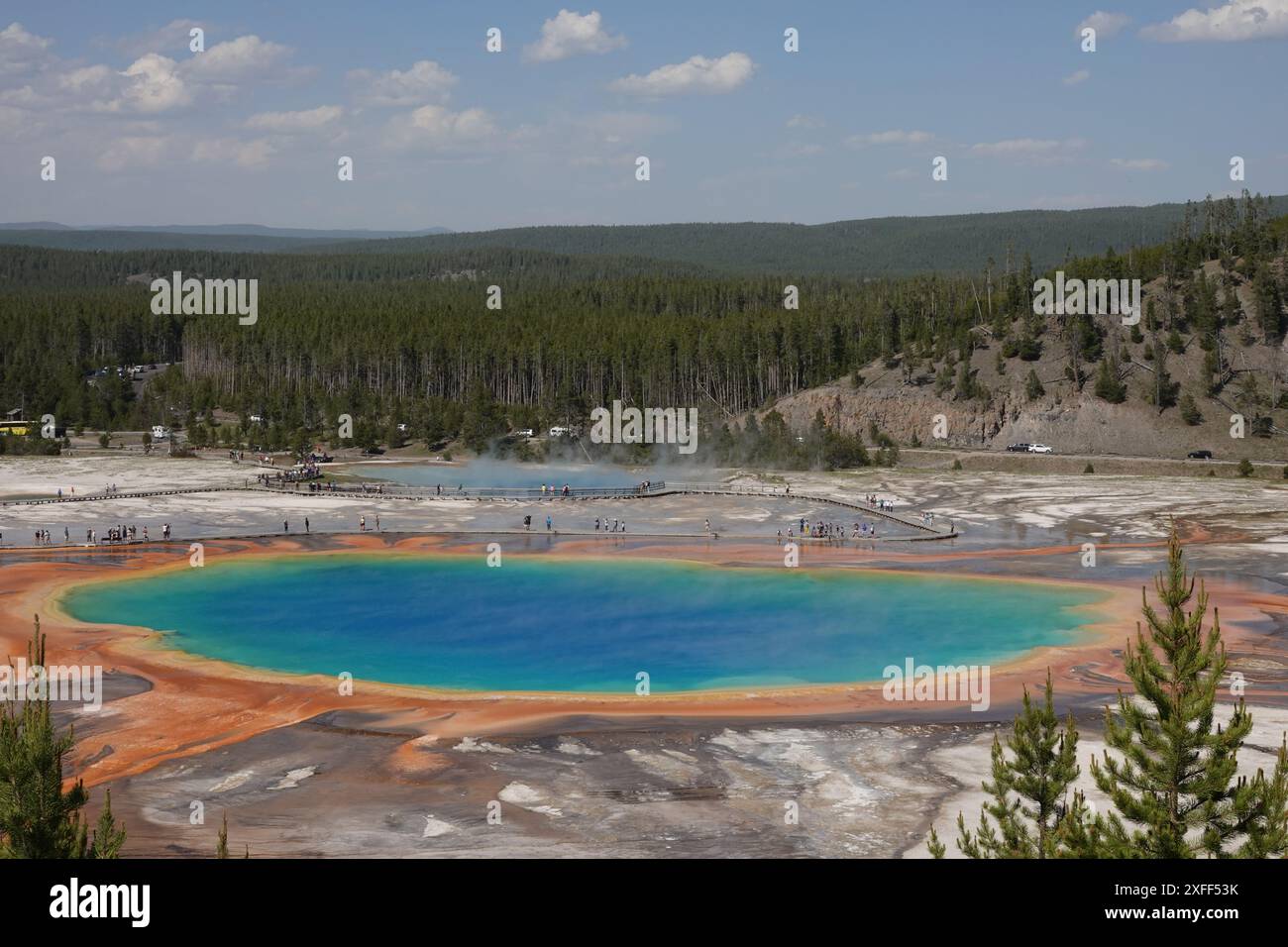 Grand Prismatic Spring Stock Photo - Alamy