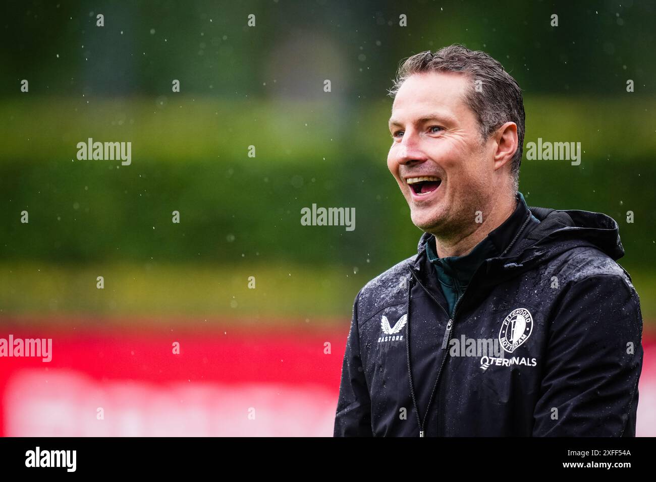 Rotterdam - Feyenoord coach Brian Priske during the first training of ...
